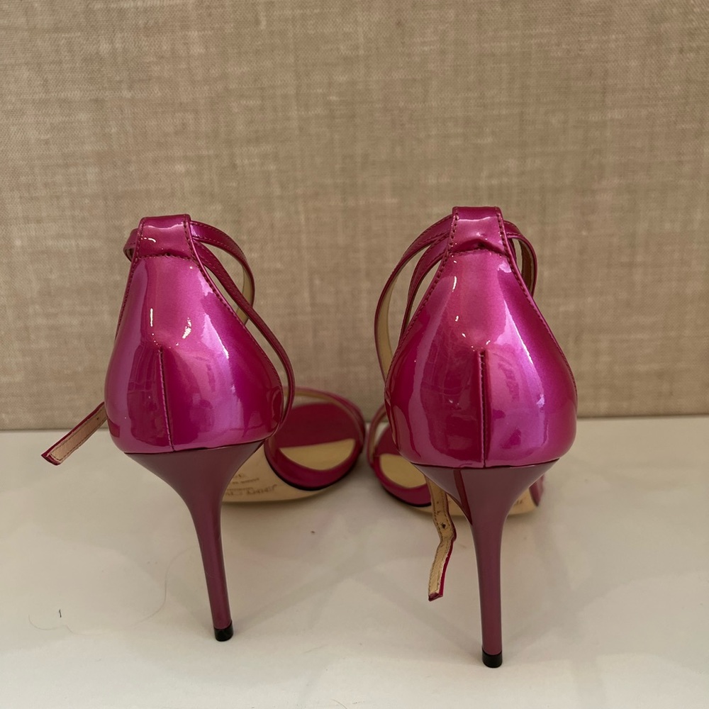 Jimmy Choo - Shiny Enamel Patent “Jazz Berry” - Size … - Gem